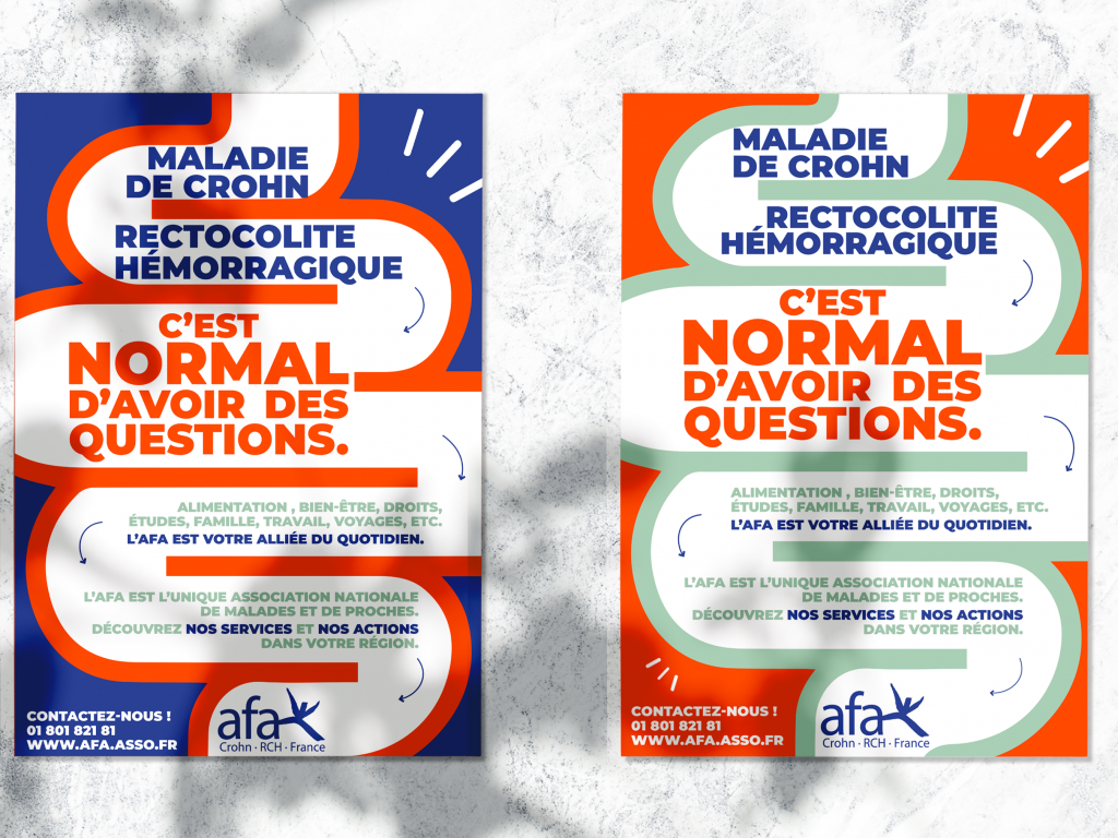 Nos affiches et flyers à télécharger : Afa Crohn RCH